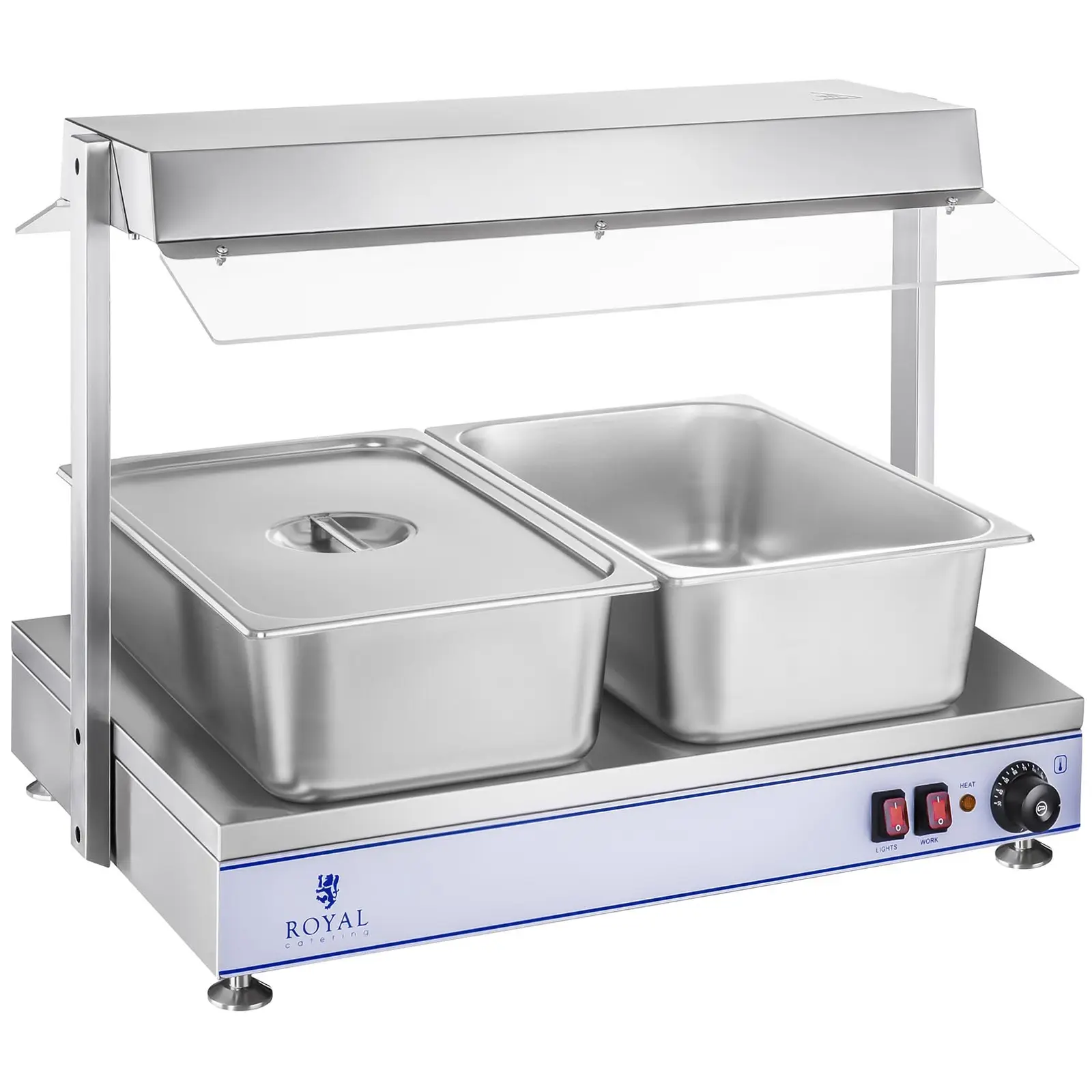 Hot Plate - 2 halogen lamps - 1,100 W | www.expondo.co.uk