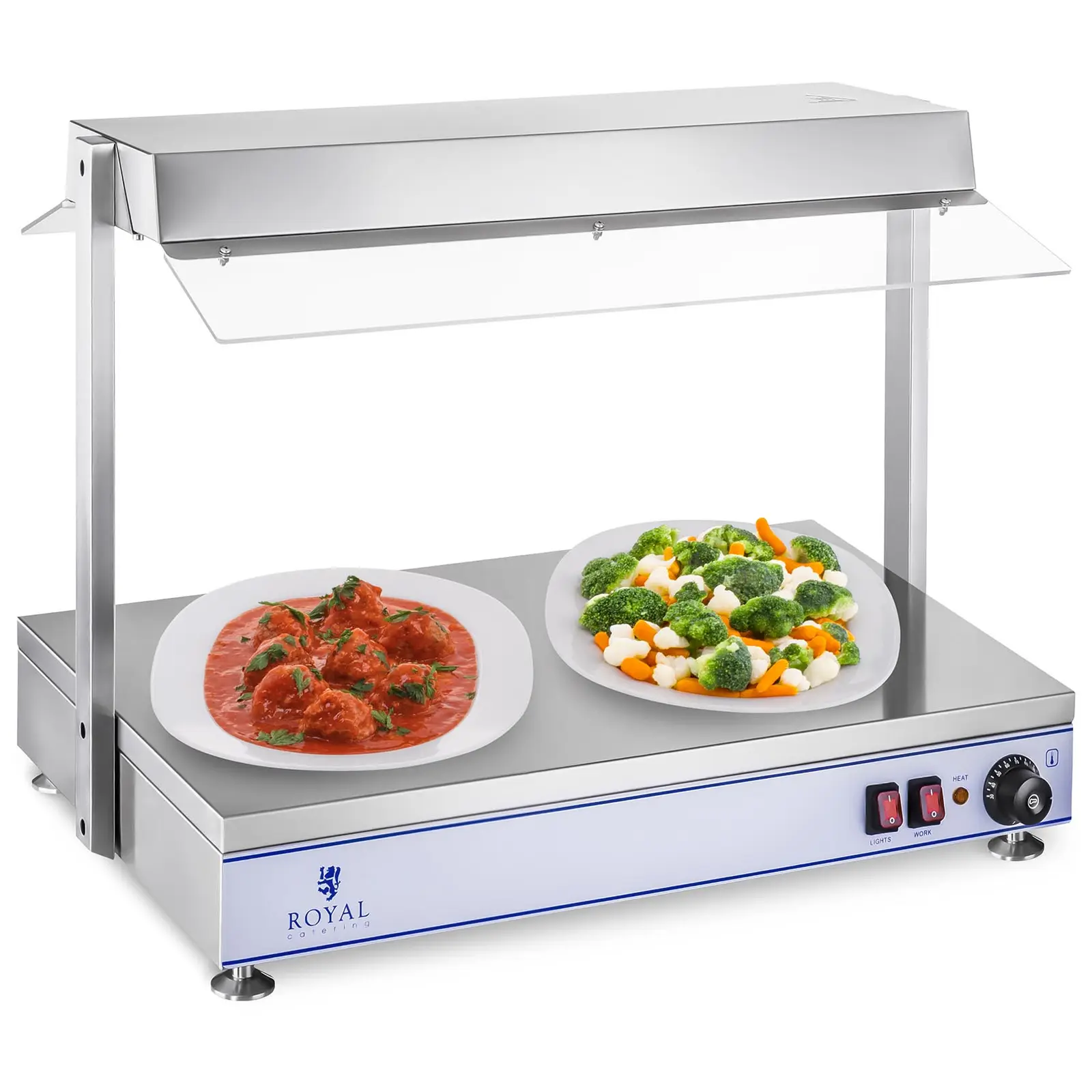 Hot Plate - 2 halogen lamps - 1,100 W | www.expondo.co.uk