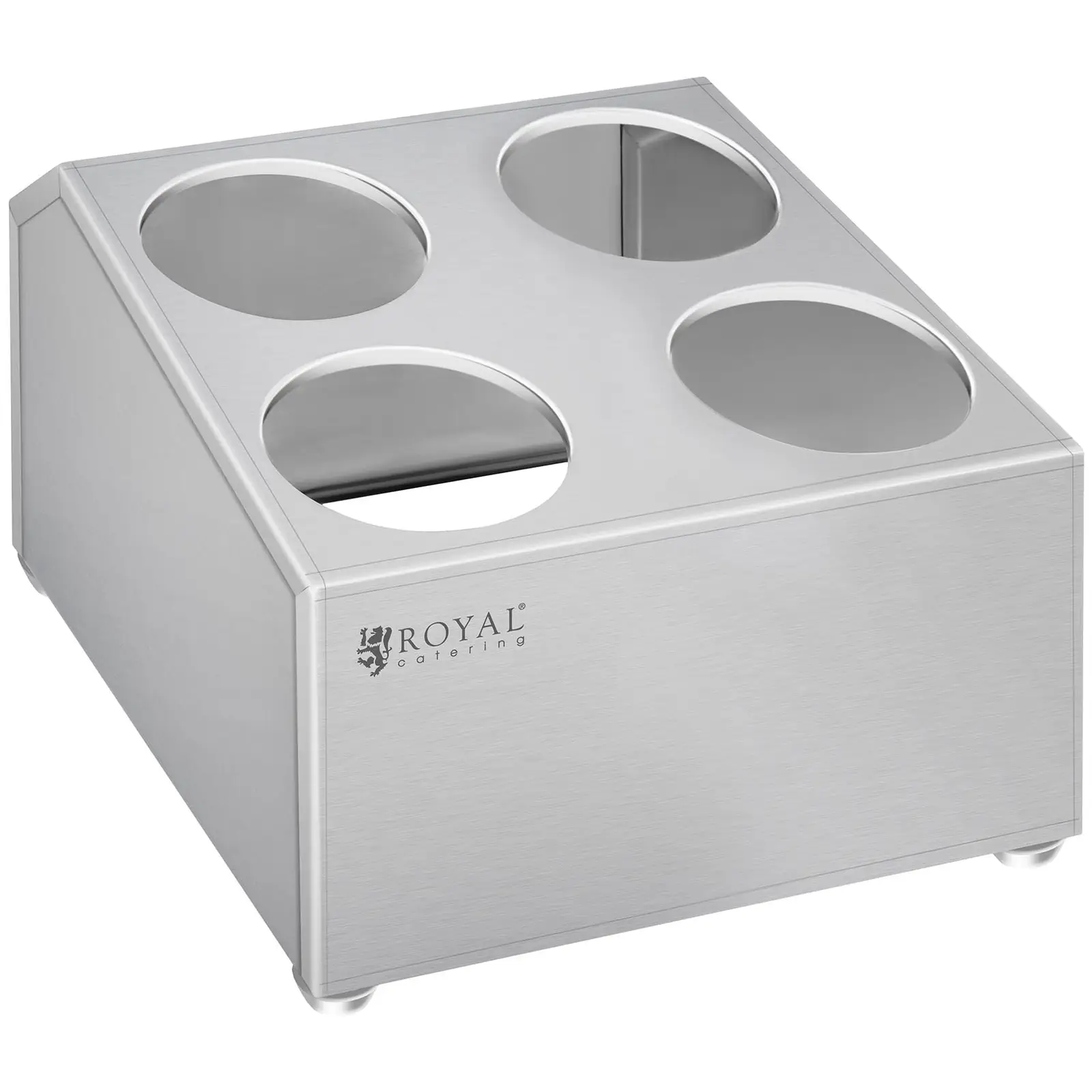 Range-couverts - acier inoxydable - avec 4 pots range-couverts | www ...