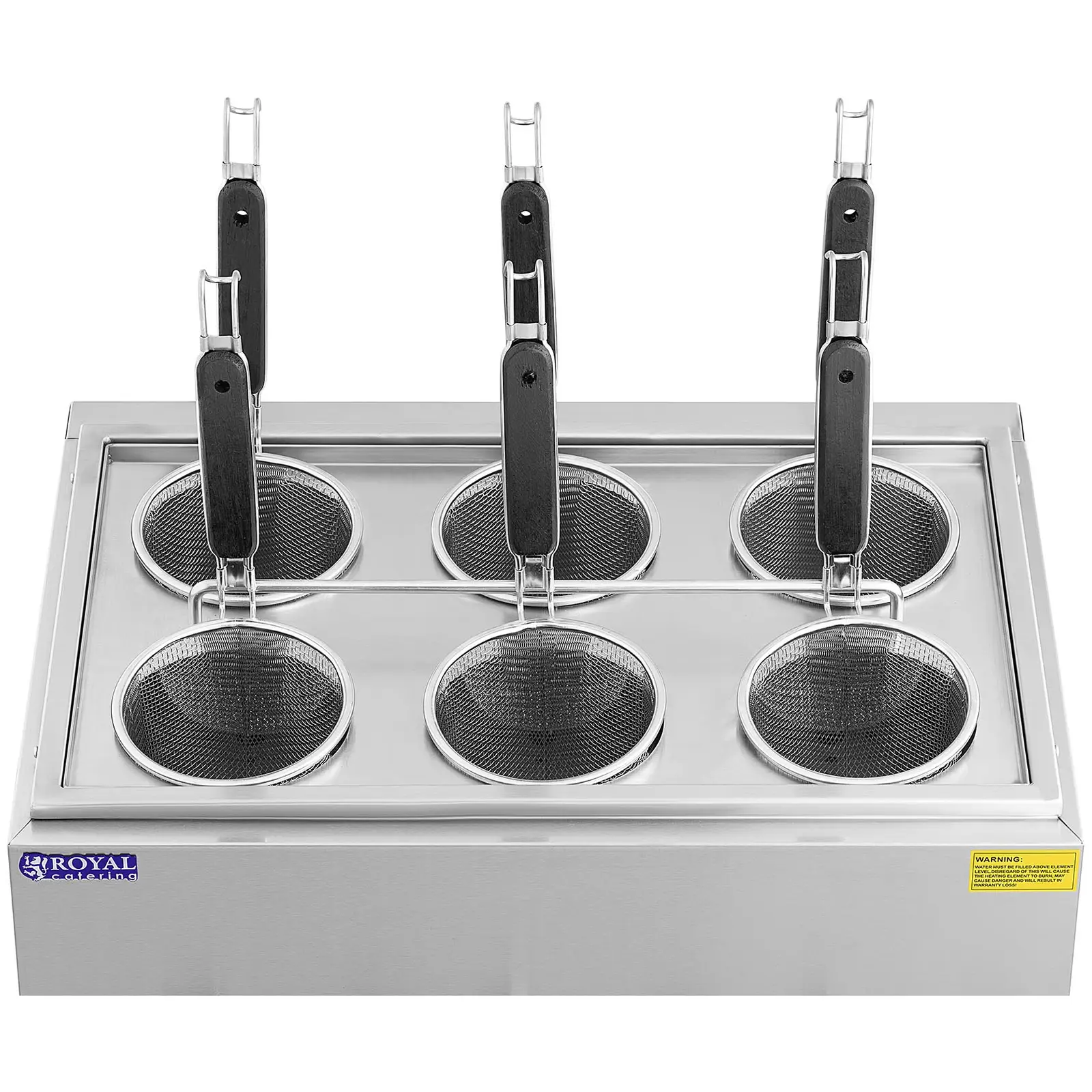 Cuece-pastas con 6 cestas - Temperatura: 30 - 110 °C | www.expondo.es