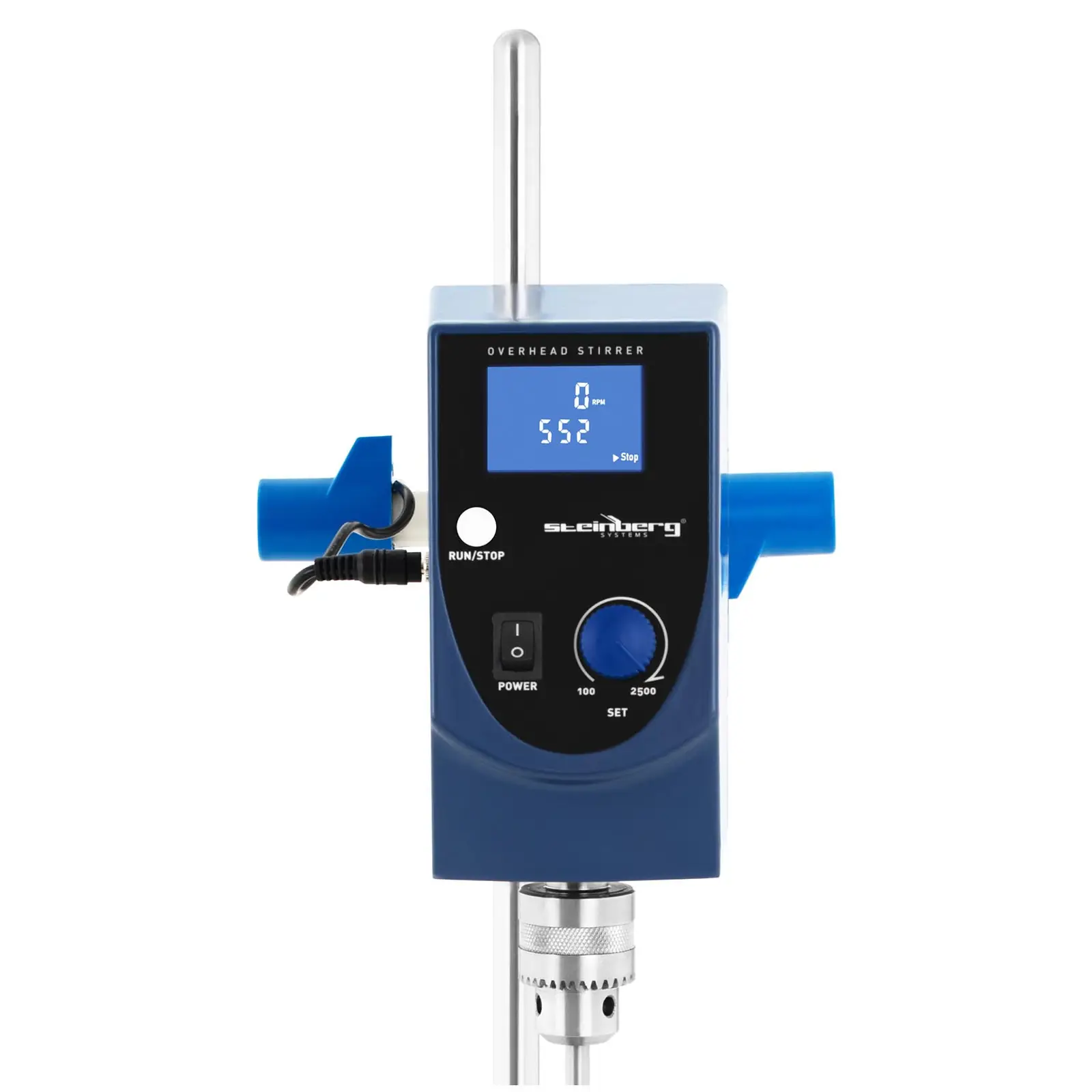 Overhead laboratory stirrer - up to 40 l - 100 - 2500 rpm - timer | www ...