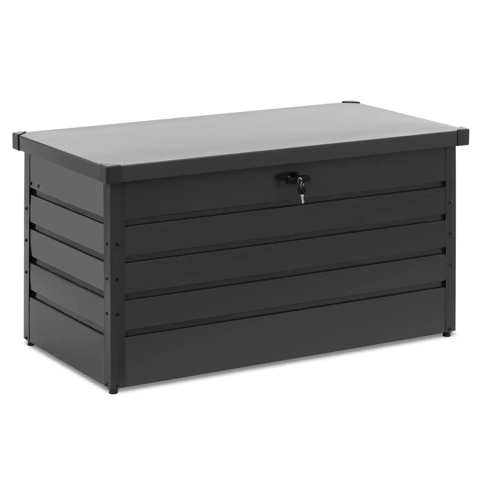 Garden Storage Box - powder-coated steel - weatherproof | www.expondo.co.uk
