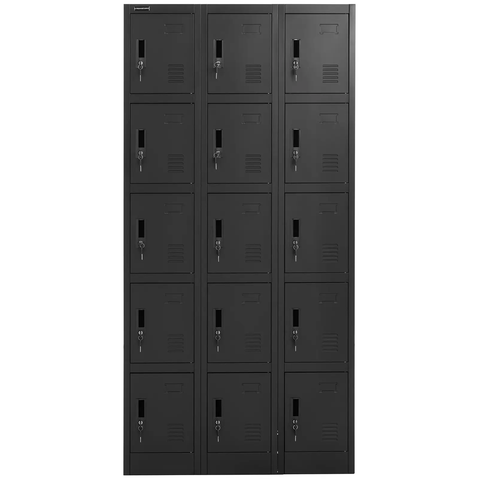Locker - 15 shelves - lockable - 200 kg | www.expondo.co.uk